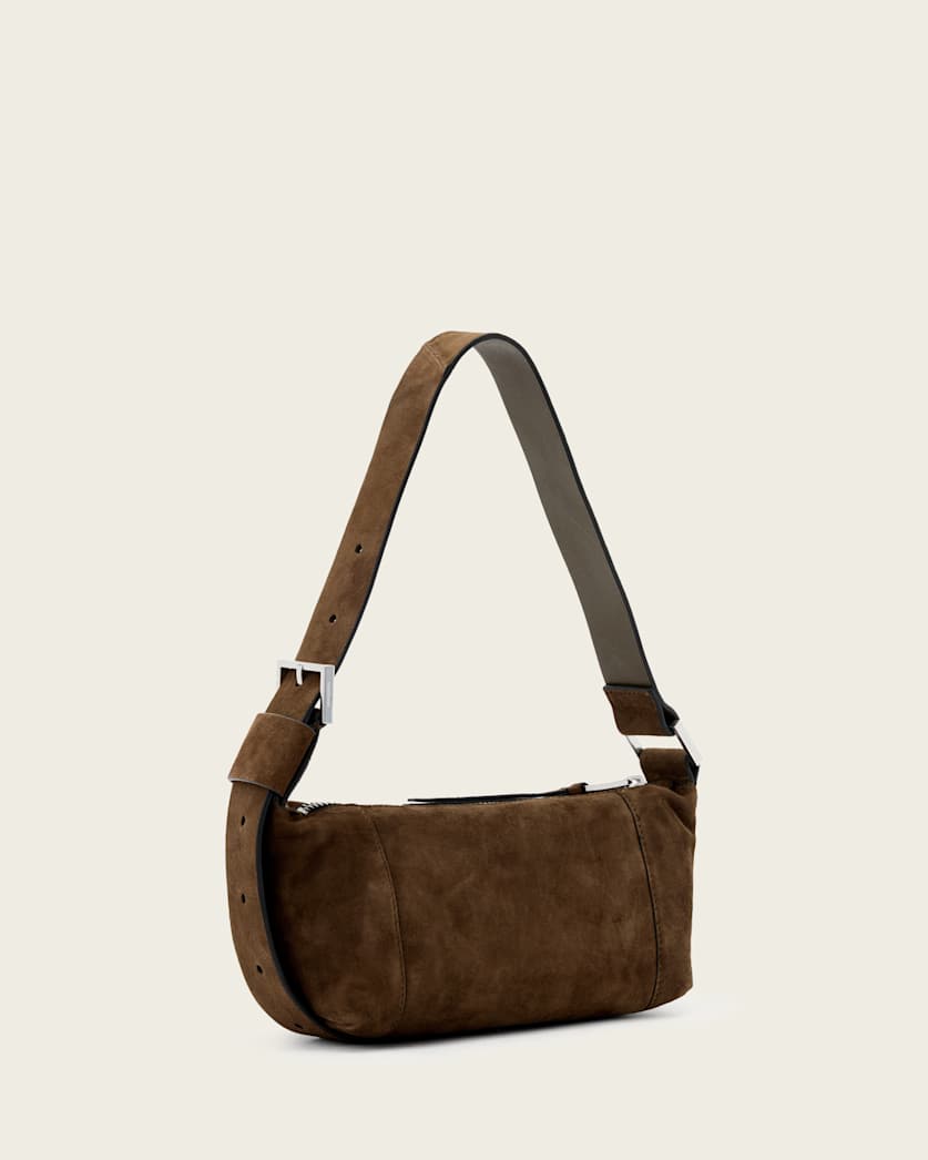 Vega Suede Mini Bag FANGO BROWN | ALLSAINTS US